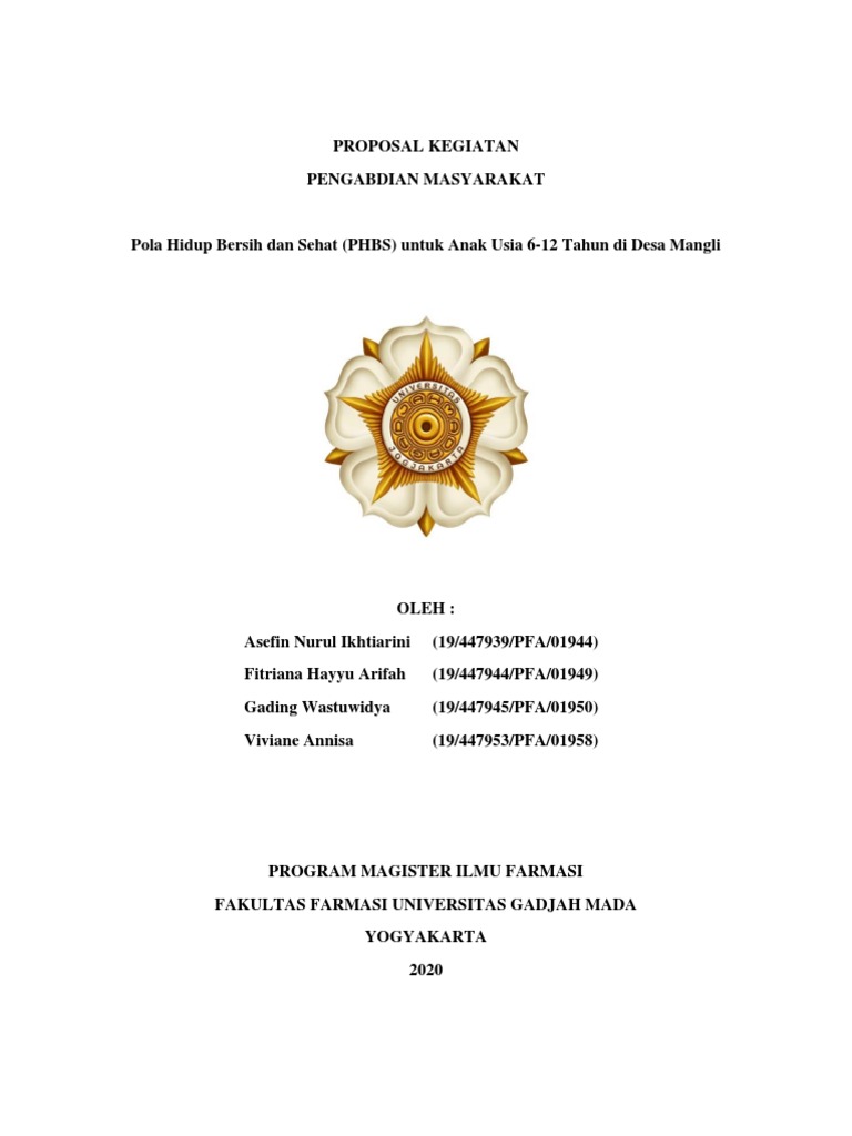 Proposal Kegiatan Pengabdian Masyarakat (Kel.1) | PDF | Gaya Hidup