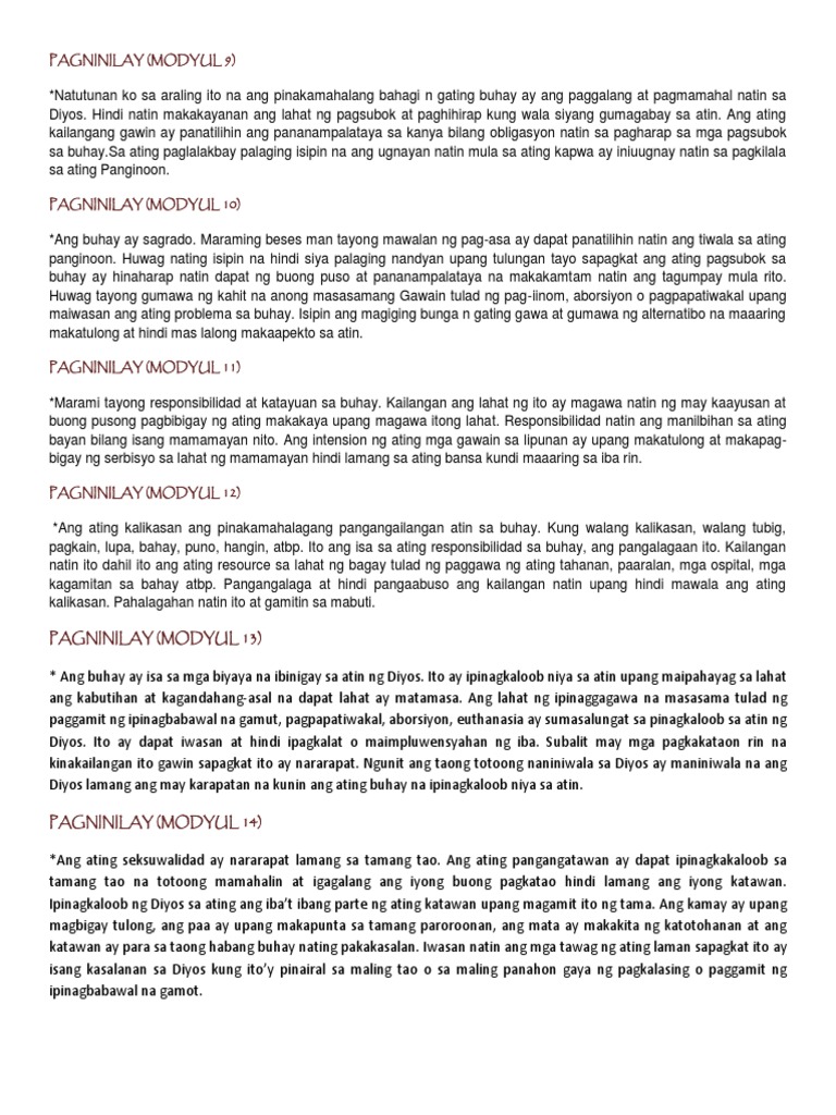 PAGNINILAY | PDF