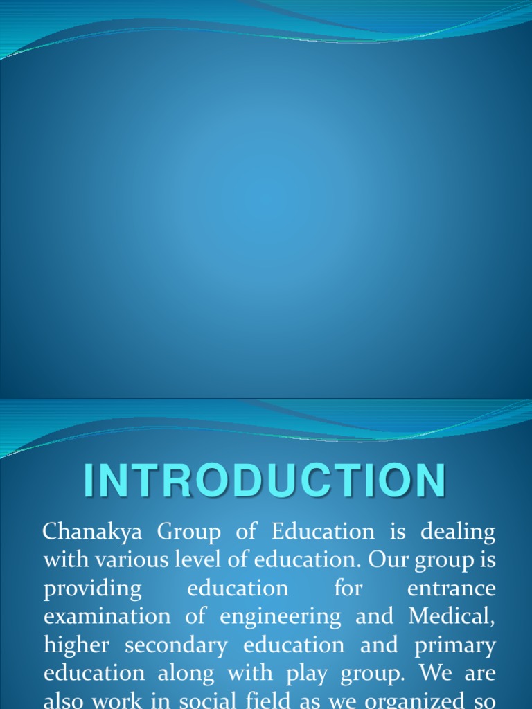 An Overview of the Chanakya Group of Education and Its Wide Range of ...