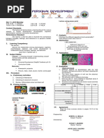 DLP - SHS Personality Development - Persons and Career | PDF | Learning | Creativity