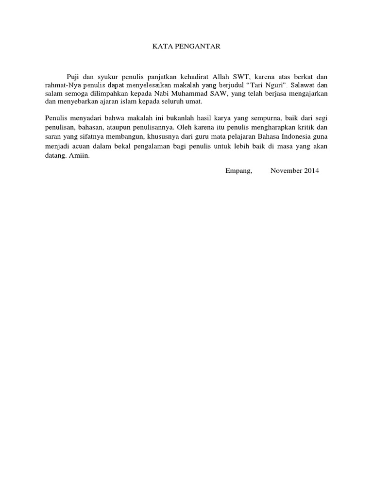 Sejarah dan Gerakan Tari Nguri | PDF | Seni