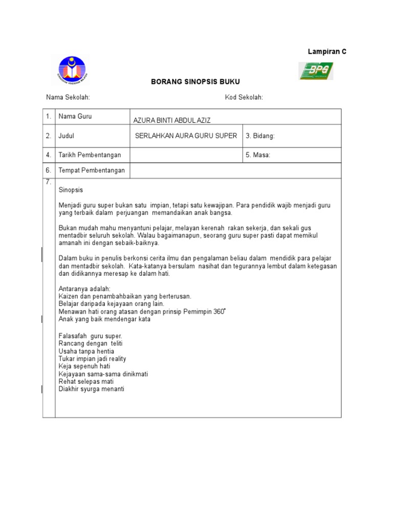 Sinopsis BUKU 2019..ESPLG | PDF | Agama & Spiritualitas