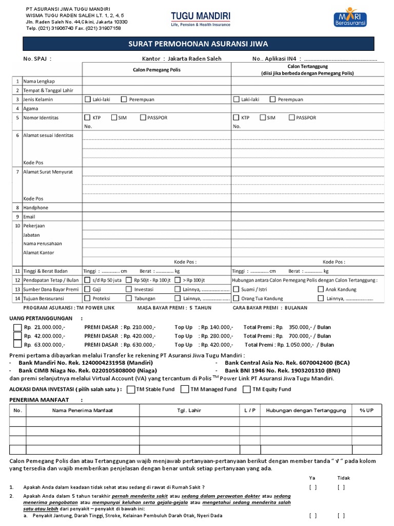 Spaj PDF | PDF