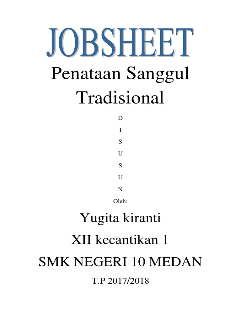 Penataan Sanggul Ciwidey Tradisional | PDF