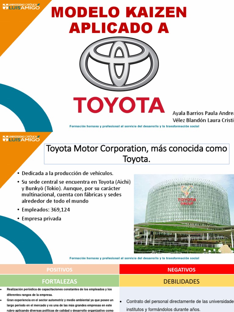 Modelo Kaizen en Toyota: Mejora Continua | PDF