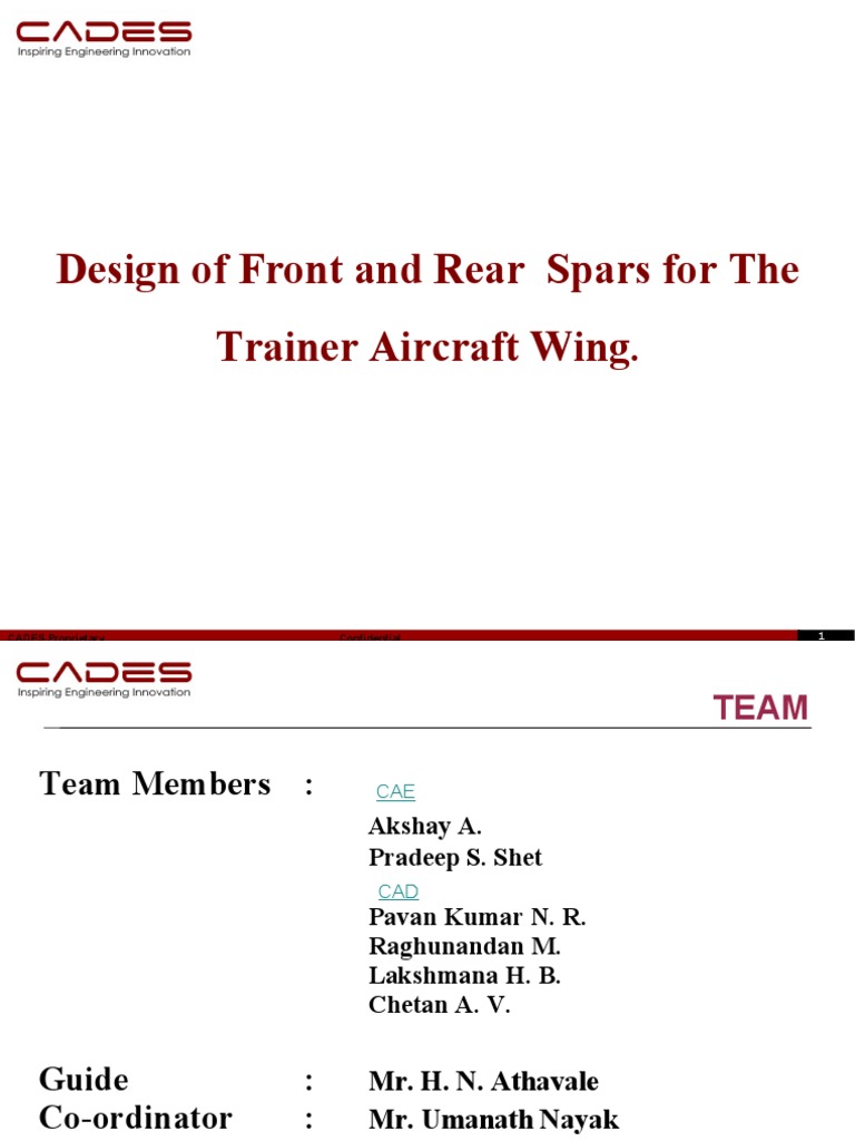 WING SPAR Presentation | PDF | Bending | Buckling