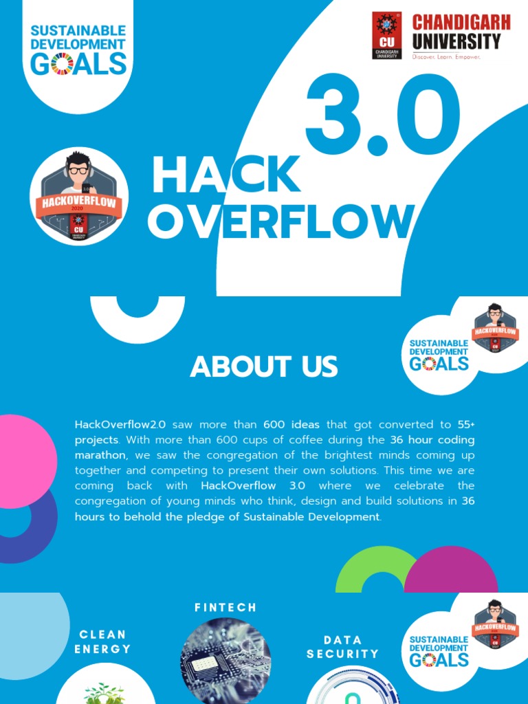 Hackoverflow 3.0 Brochure PDF | PDF