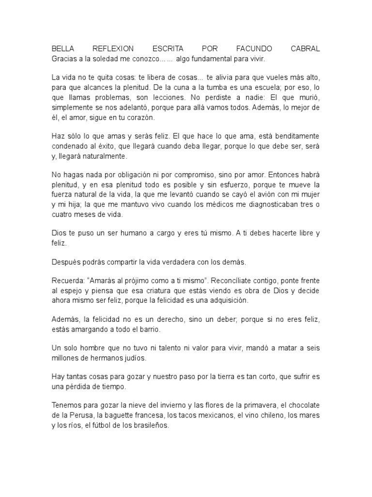 Facundo Cabral | PDF