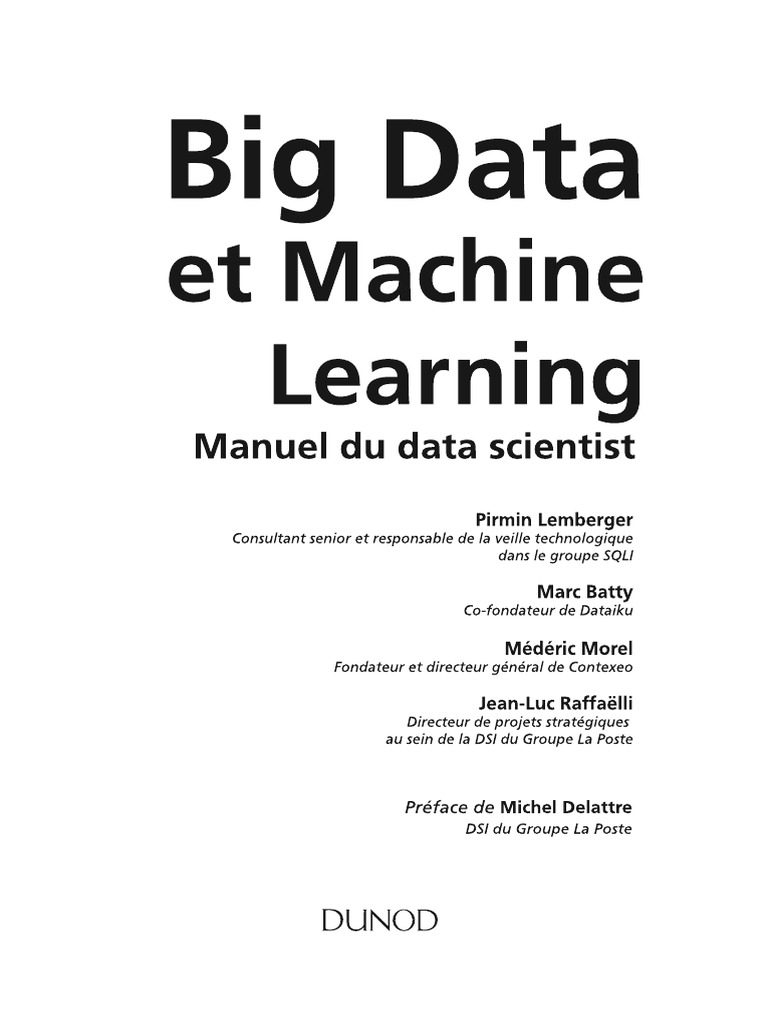 Big Data et Machine Learning : Enjeux clés | PDF | Ordinateurs