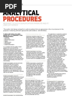 ISA 520: Analytical Procedures Guide | PDF | Audit | Financial Audit