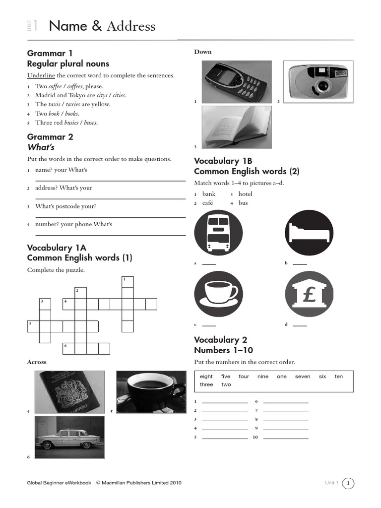 Edoc - Pub - Global Beginner Eworkbook PDF | PDF