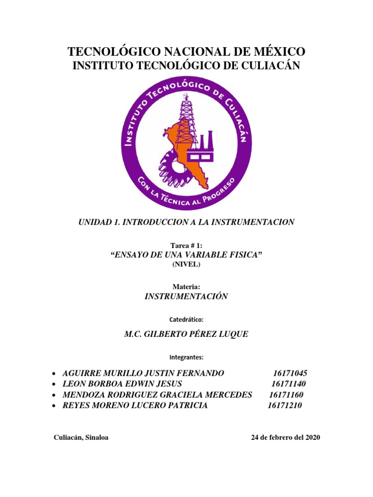 Variable Fisica (Nivel) | PDF