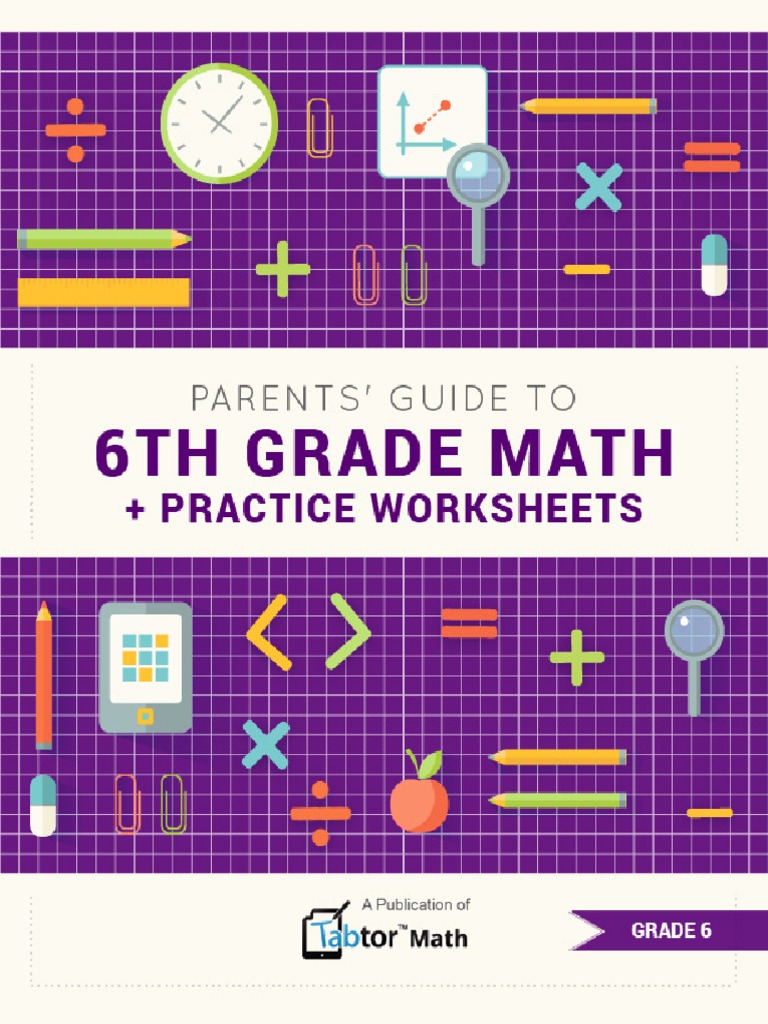 6th Grade Math Overview and Worksheets | PDF | Career & Growth ...