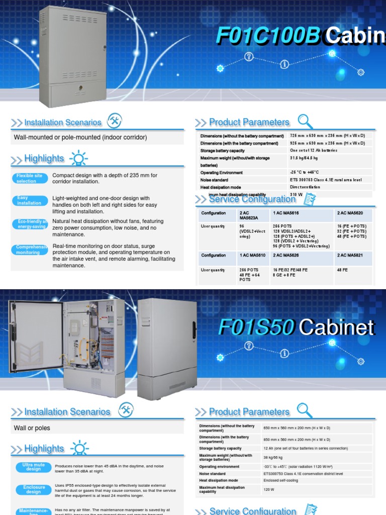 Cabinet Datasheet en
