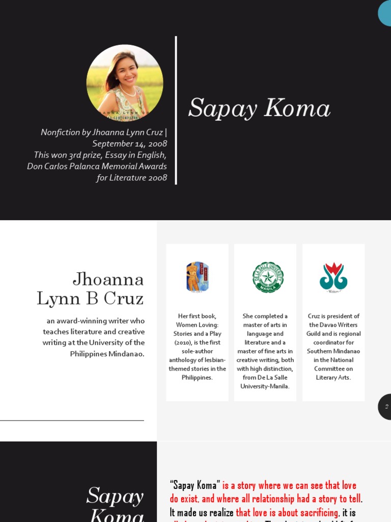 Sapay Koma | PDF | Language Arts & Discipline | General Fiction