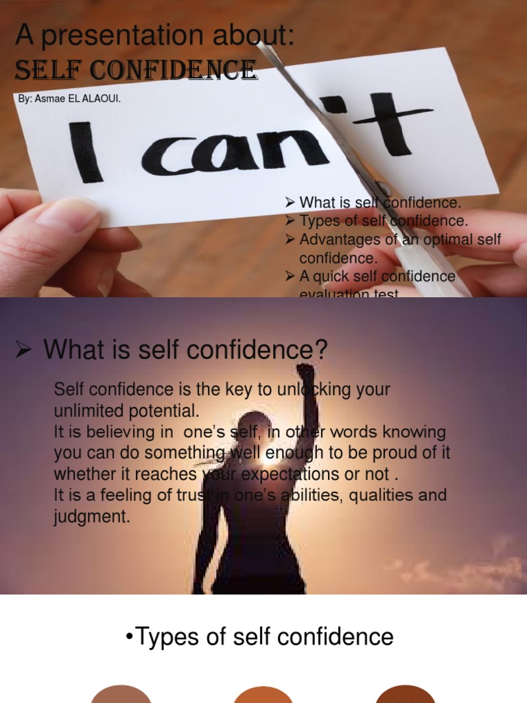 SELF CONFIDENCE-PowerPoint | PDF