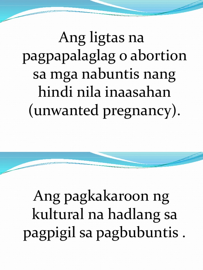 Ang Pagpiggil NG Abortion | PDF