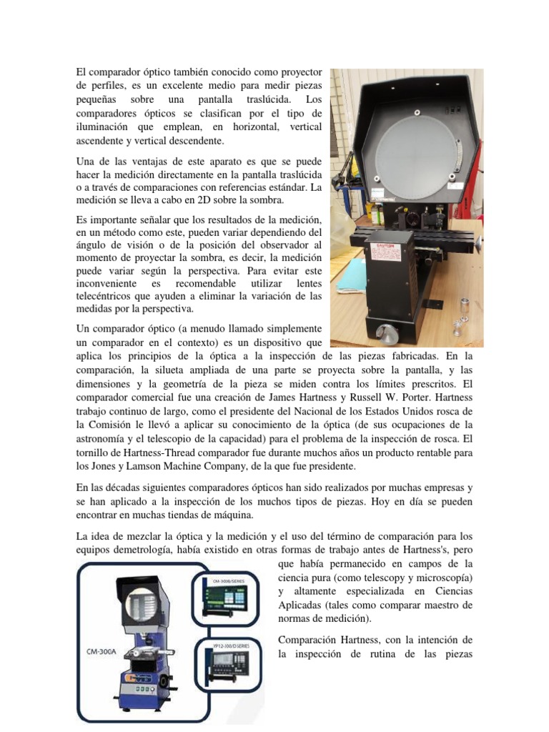 Comparador Optico | PDF