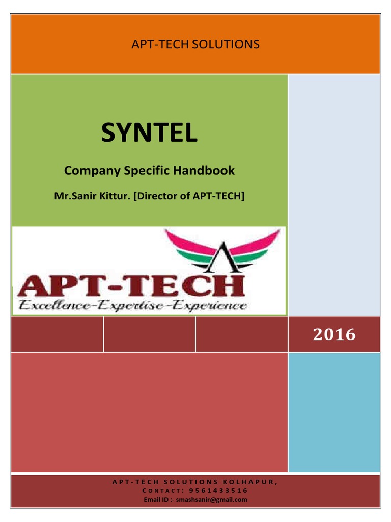 Syntel Book | PDF
