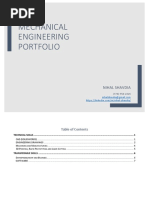 Mechanical Engineering Design Portfolio | PDF | Helicopter | Quadcopter