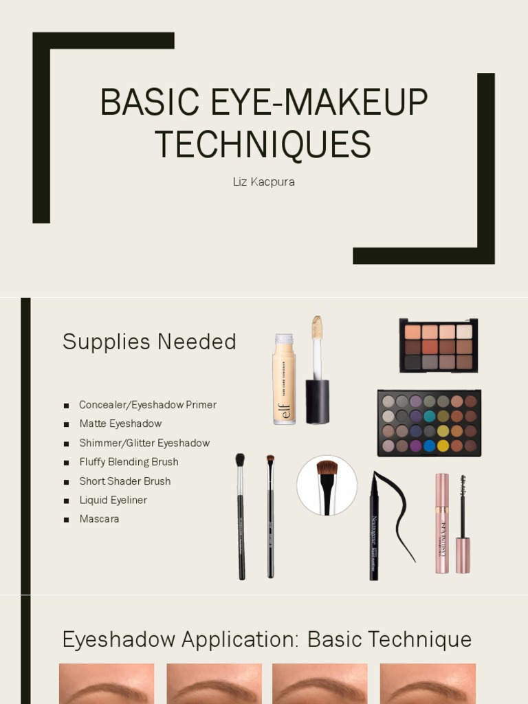 Basic Eye-Makeup Pictorial | PDF