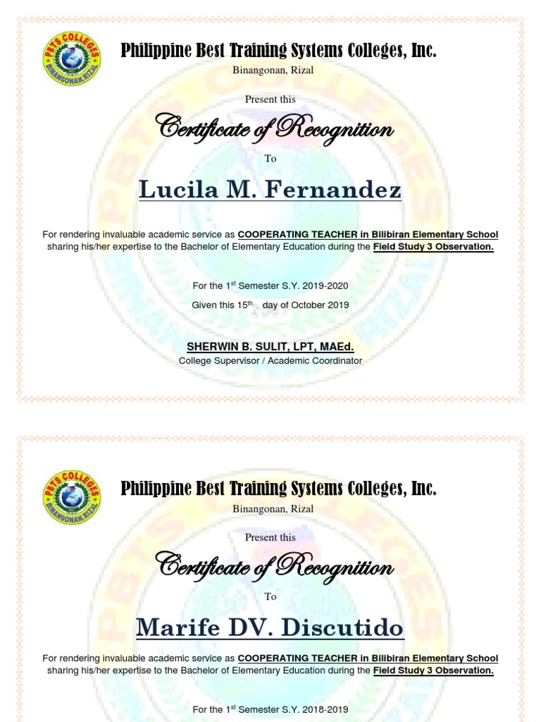 Certificate Tle | PDF