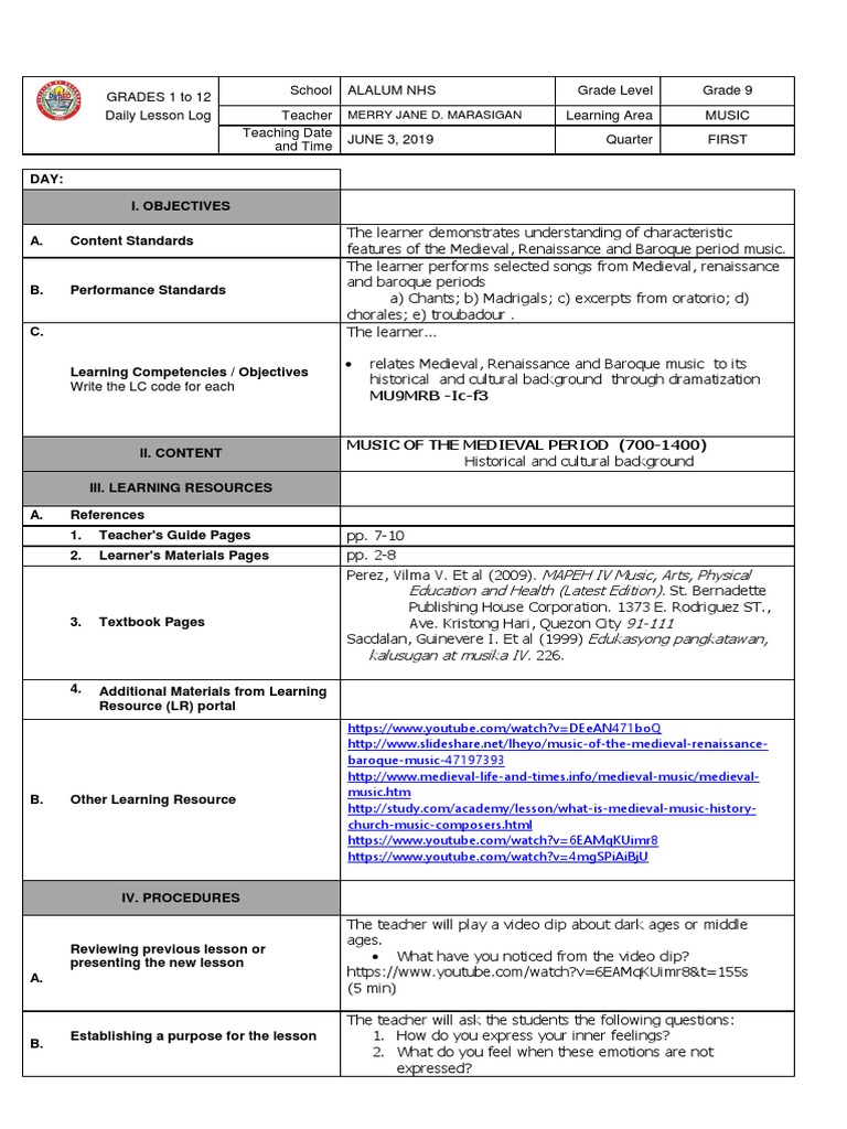 Grade-9-Mapeh-Dll FIRST | PDF | Body Mass Index | Teachers