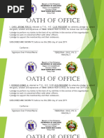 Oath Taking Faculty Club Officers | PDF | Document | Oral Communication