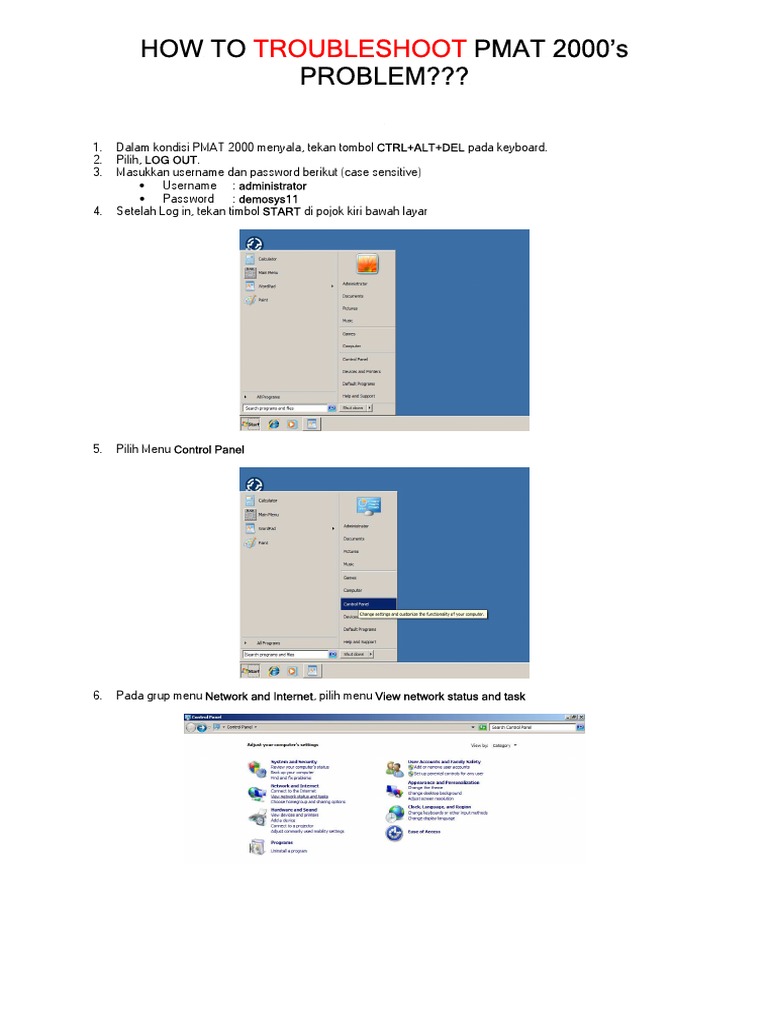 How To Troubleshoot PMAT 2000 PDF | PDF