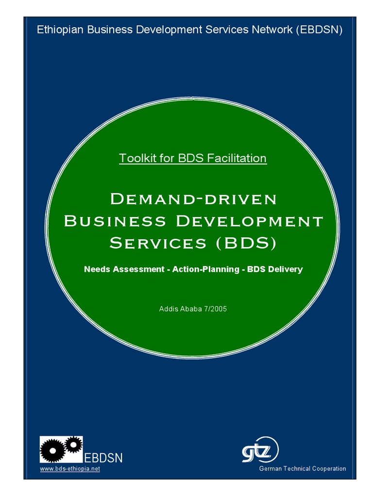 Ethiopian BDS Facilitation Toolkit | PDF | Retail | Entrepreneurship