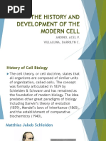 Discovery of The Cell Timeline | PDF | Eukaryotes | Cell (Biology)