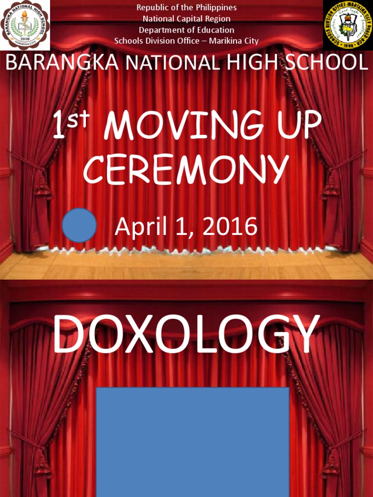 1st Moving Up Ceremony 2016 Highlights | PDF | Travel