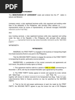 PAKYAW AGREEMENT Sample | PDF