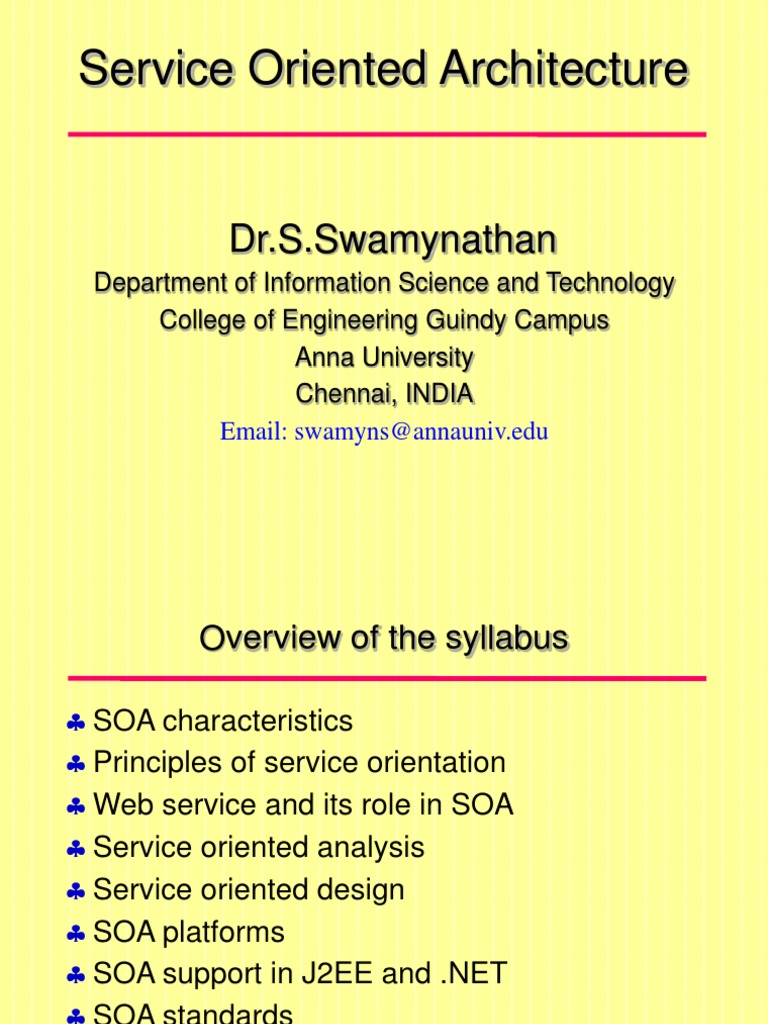 An In-Depth Look at Service Oriented Architecture | PDF | Service ...