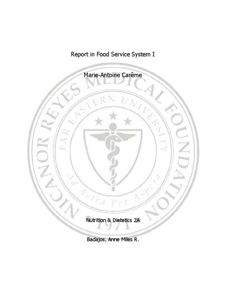 BADAJOS - Marie-Antoine Careme PDF | PDF | French Cuisine | Western Cuisine