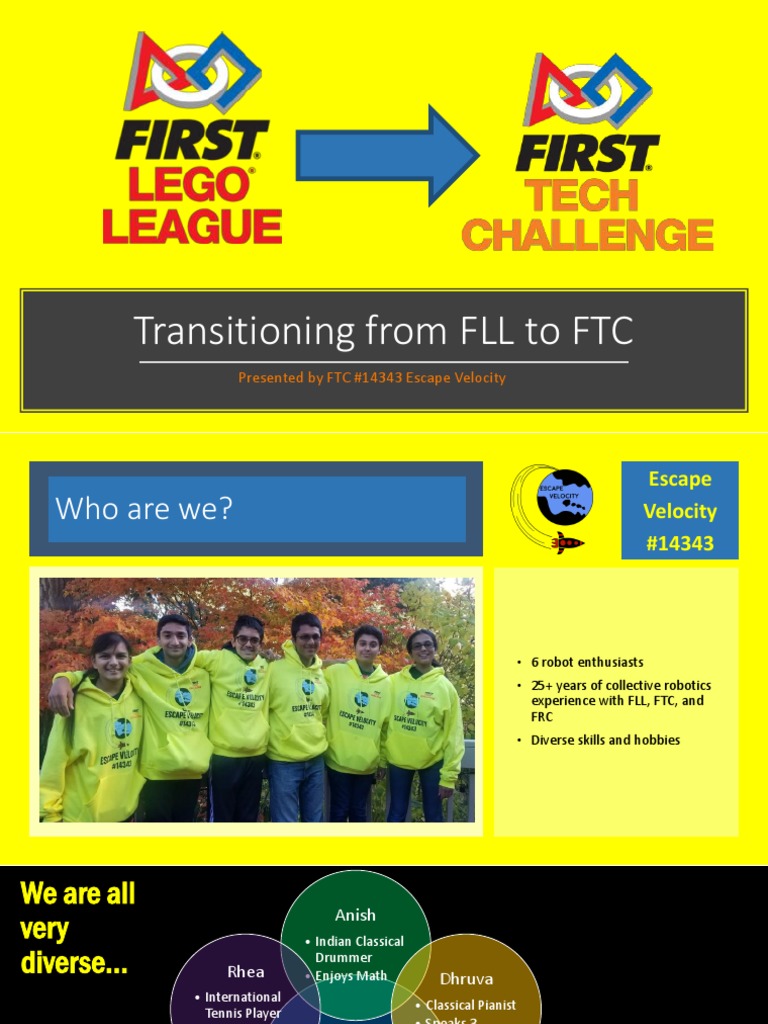 How To Transition From FLL To FTC | PDF | 3 D Modeling | Areas Of ...