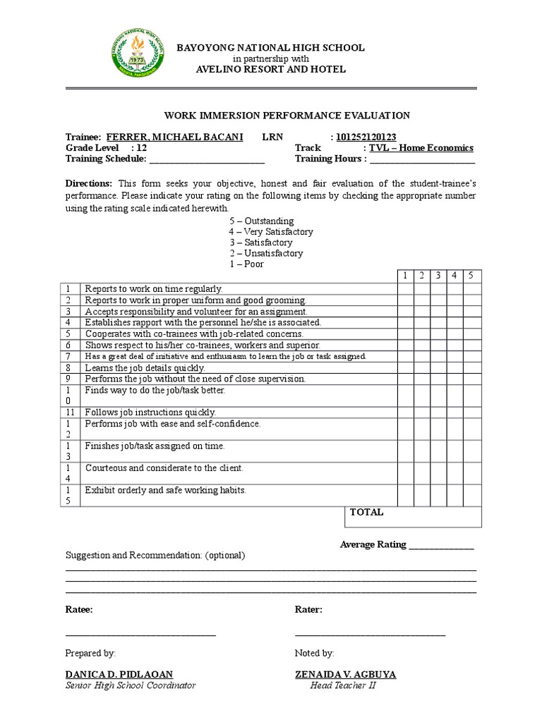 Evaluation 3 | PDF | Behavior Modification | Cognition