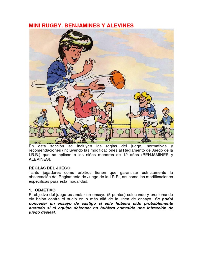 Reglamento Rugby | PDF | Fútbol rugby | Árbitro