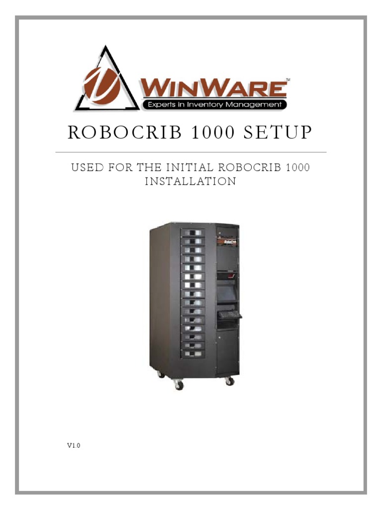 RoboCrib 1000 Installation | PDF | License | Trade Secret