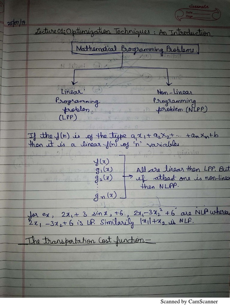 Ch-01 Formulation of An LPP | PDF