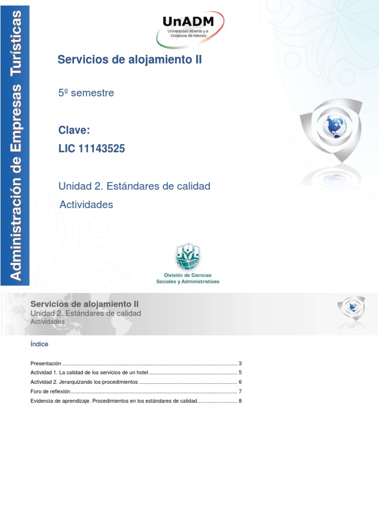 ASA2 U2 Act | PDF | Hotel | Maestros