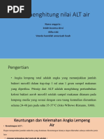 Perhitungan Angka Lempeng Total (Alt) | PDF | Sains & Matematika ...