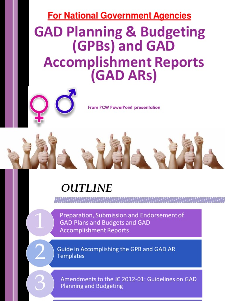 GAD Planning & Budgeting Guide | PDF | Gender | Gender Studies