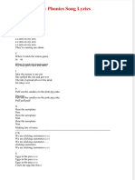 Jolly Phonics Letter "S" | PDF