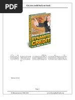 Credit Repair Packet | PDF | Credit History | Credit Bureau