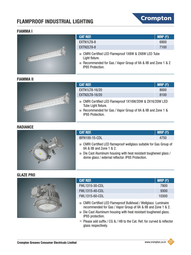 1.crompton FLP Range Latest Price List | PDF | Interior Design ...