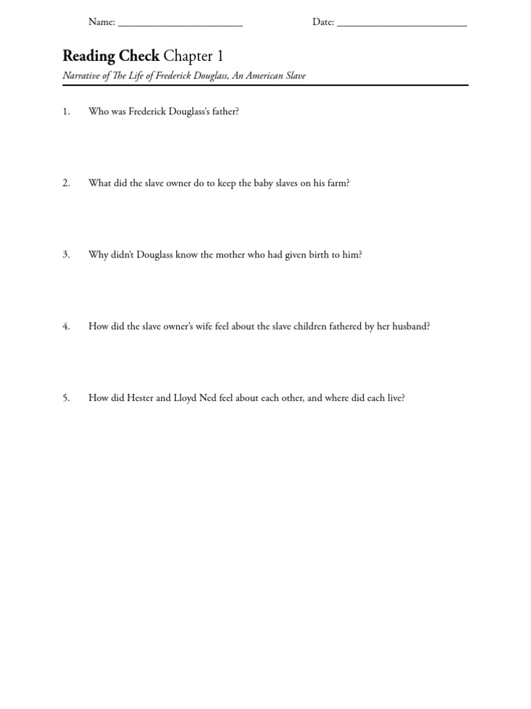 Core Classics Frederick Douglass Teacher Guide | PDF | History