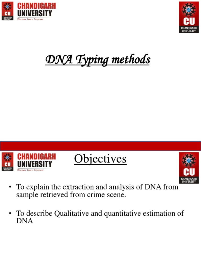 DNA Typing | PDF | Polymerase Chain Reaction | Dna Profiling