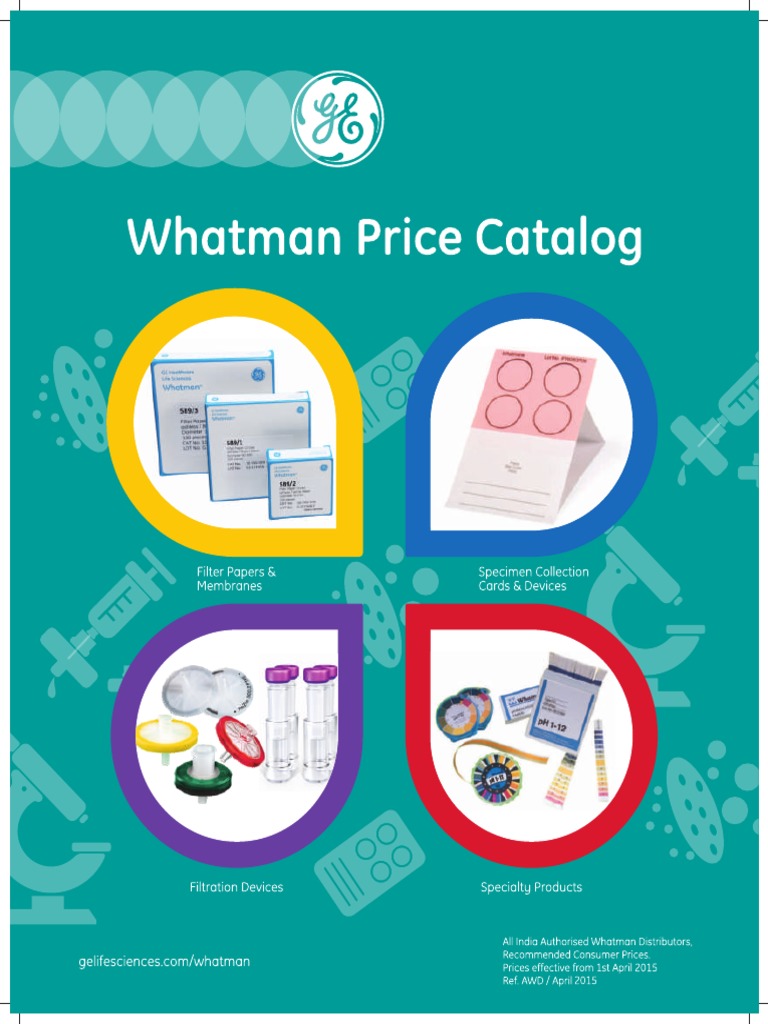 Whatman | PDF | Filtration | Chemistry