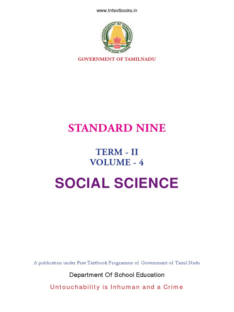 9th Social Science Term II EM PDF | PDF
